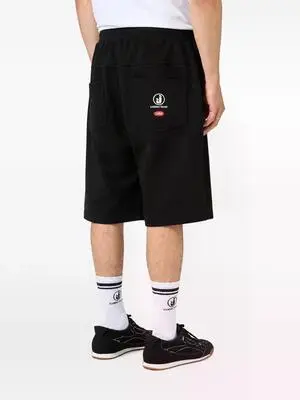 Iceberg Logo Patch Drawstring Shorts