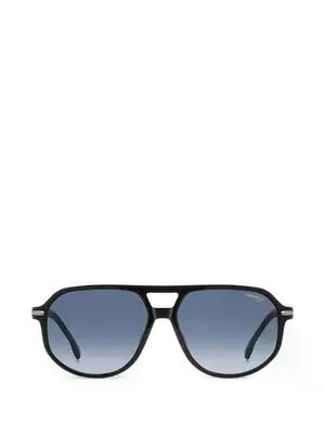 Carrera Eyewear Pilot Frame Logo Print Sunglasses - Black