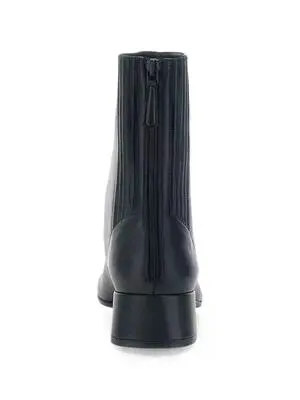 AQUAZZURA Ribbed Panel Zip Fastening Ankle Boots