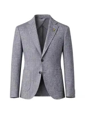 Pal Zileri Textured Single-breasted Blazer