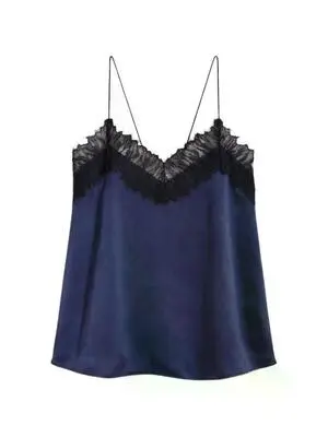IRO PARIS Lace-trim V-neck Camisole