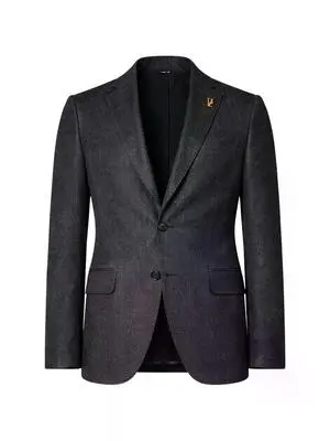 Pal Zileri Logo-plaque Single-breasted Jacket