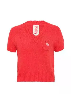 Rally Movement V-neck Knitted Sweater