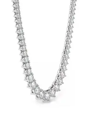 Diamond Essentials 14k White Gold Laboratory-grown Diamond Necklace