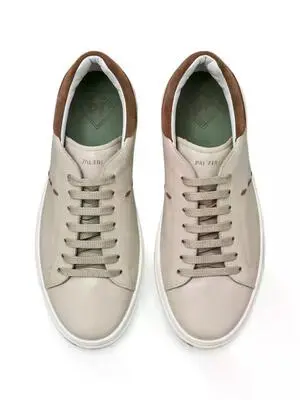 Pal Zileri Suede Panelled Sneakers