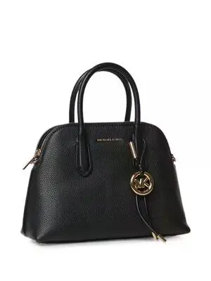 Michael Kors Medium Freddie Logo-charm Pebbled Handbag