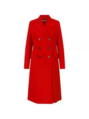 JIL SANDER Double-breasted Velvet Coat