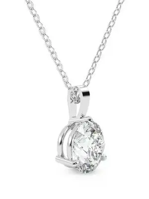 Diamond Essentials 14k Gold Solitaire Necklace