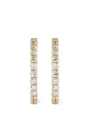 Diamond Essentials Lucida Diamonds Hoop Earrings - Gold
