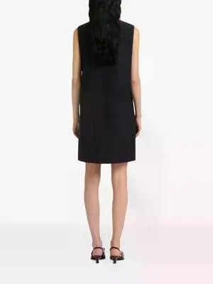 Marni Pleated Sleeveless Mini Dress