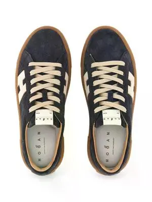 Hogan Crosswind Suede Sneakers - Blue