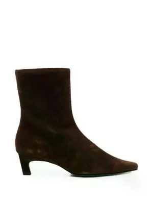 ALOHAS Suede Pointed-toe Ankle Boots