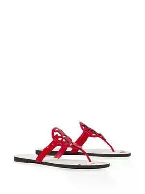 Tory Burch Miller Flat Thong Sandals - Red