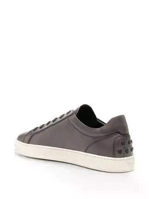 TOD'S Leather Sneakers With Lace-up Fastening