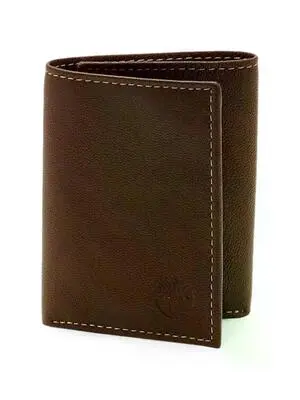 Timberland Trifold Leather Wallet - Brown