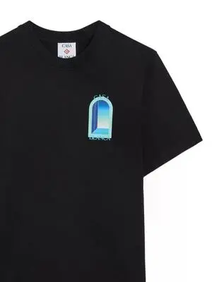 Casablanca Graphic-print T-shirt - Black