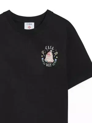 Casablanca Casa Way Graphic-print T-shirt - Black