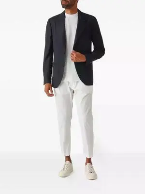 LARDINI Peak-lapels Single-breasted Blazer - Blue