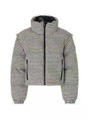 Pinko Houndstooth Padded Jacket