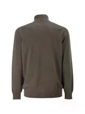 Brunello Cucinelli Cashmere Quarter-zip Knitwear - Brown