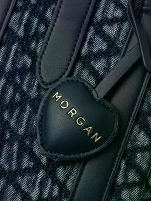 MORGAN Quilted Logo-plaque Tote Bag