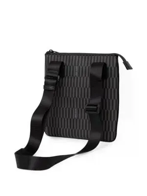 Armani Exchange Geometric Print Logo Pattern Belt Bag