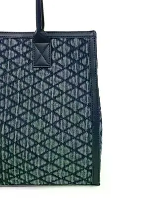 MORGAN Quilted Logo Patch Tote Bag