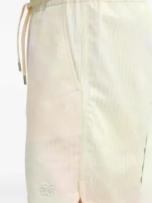 Filling Pieces Mesh Knit Logo Embroidered Shorts