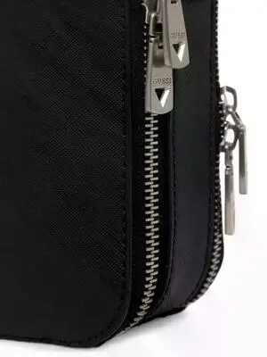 Guess Torino Saffiano Effect Logo Plaque Belt Bag