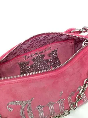 Juicy Couture Rhinestone Logo Barrel Shoulder Bag