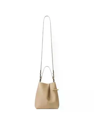 Givenchy Mini Pinch Me Leather Bucket Bag - Neutrals