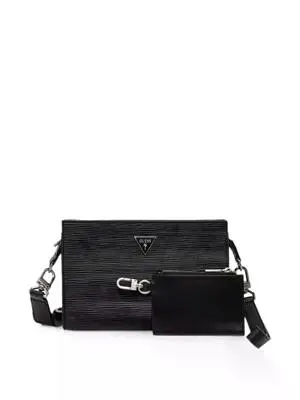 Guess Milano Logo-plaque Bag - Black