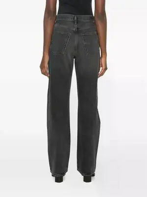 AGOLDE Faded Effect Wide-leg Jeans - Grey