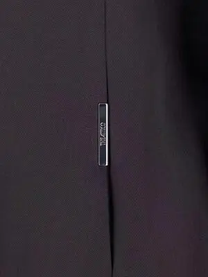 Attico Single-breasted Blazer With Scarf Detail