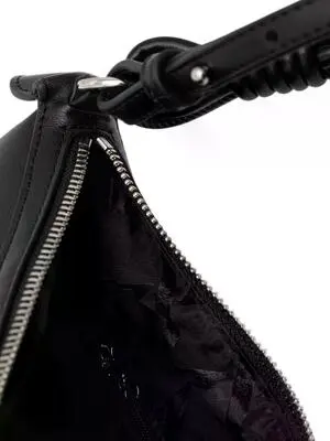 Armani Exchange Braided Handle Heart Charm Shoulder Bag