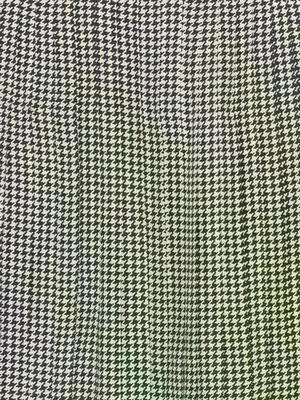 Prada 2000s Houndstooth Pleated Mini Skirt