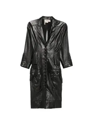 A.N.G.E.L.O. VINTAGE CULT 1980s Button-down Leather Coat