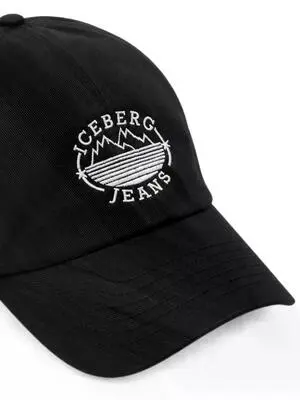 Iceberg Logo Embroidered Baseball Cap