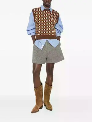 GOLDEN GOOSE Roby Check-pattern Vest