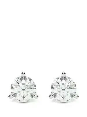 Diamond Essentials Lab-grown Diamond Stud Earrings - Silver