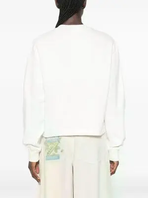 Casablanca Logo Embroidered Crew Neck Sweater