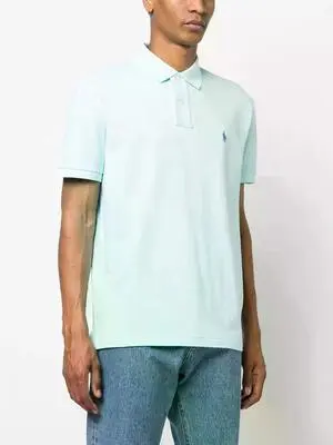 Polo Ralph Lauren Logo-embroidered Polo Shirt - Blue