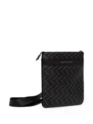 Armani Exchange Logo Print Cross Body Bag