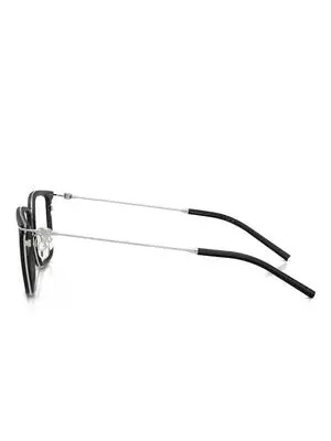 Moncler Square Frame Glasses - Black
