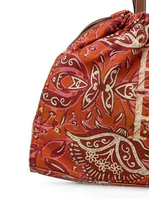 PEDRO DEL HIERRO Paisley Print Drawstring Tote Bag