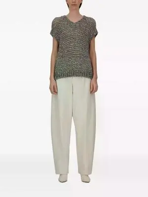 Herno Sequin Embellished V-neck Vest