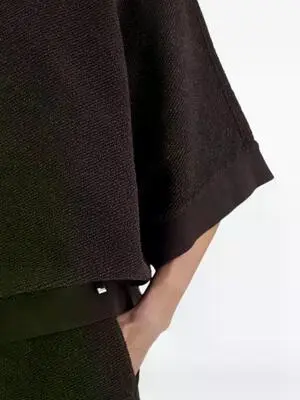 Herno Boat-neck Sweater With Metallic Threading