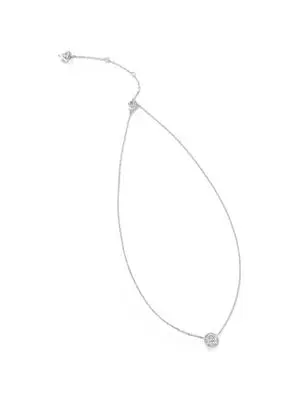 Guess Crystal-embellished Butterfly Pendant Necklace - Silver