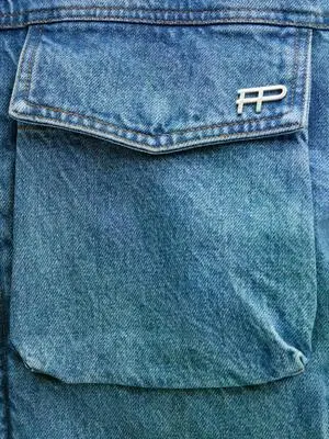 Filling Pieces Denim Jacket With Logo Plaque