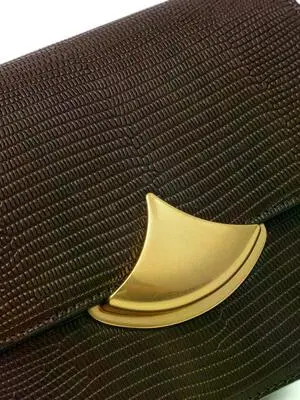 SESSUN Diviluz Lizard-effect Leather Shoulder Bag